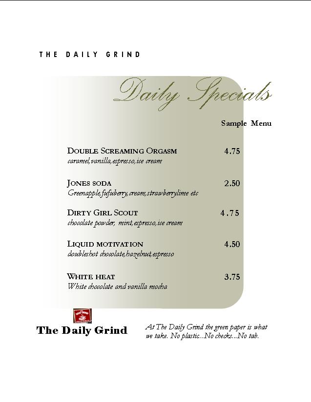 Local Band Network - Venue details for The Daily Grind